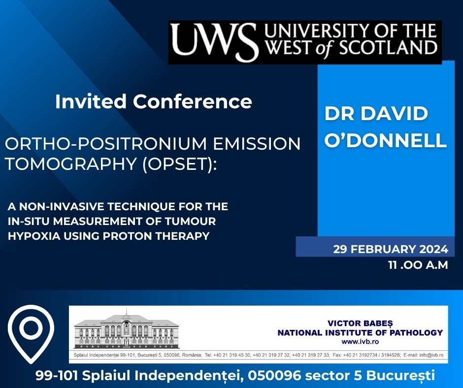 National Institute of Pathology Victor Babeş – Bucharest – National ...